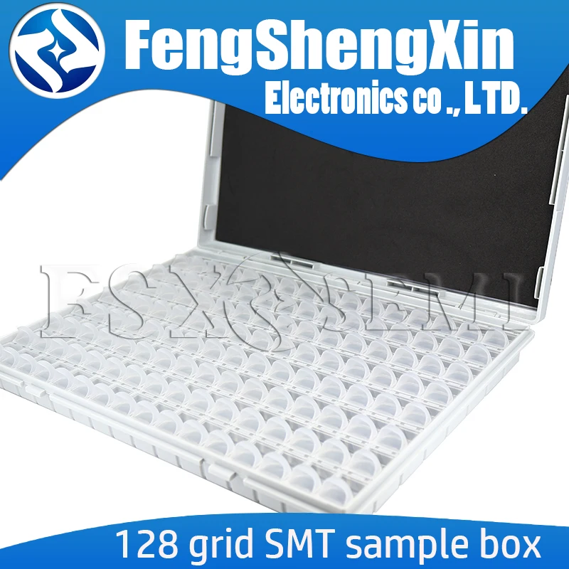 128grid SMT SMD Resistors chip sample box 0402 0603 0805 1206 1% 1R~2M ...