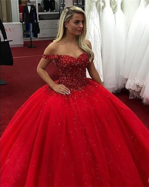Red Princess Prom Dresses 2022