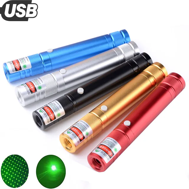 Green Laser pointer Hight Powerful10000 m 5mw Lazer pen 5pcs cap ...