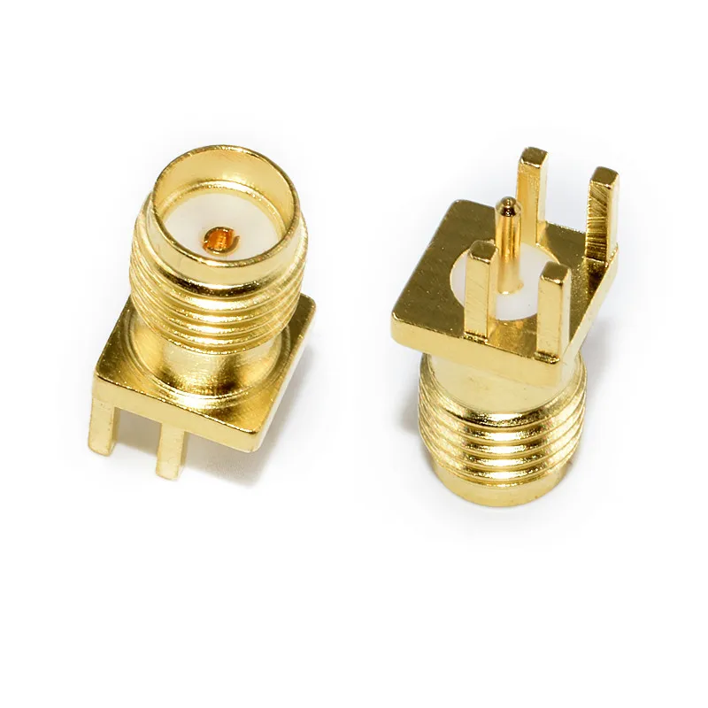 Conector hembra SMA para soldadura, borde de montaje en PCB, recto, RF, 1,6mm, SMA KE de paso ...
