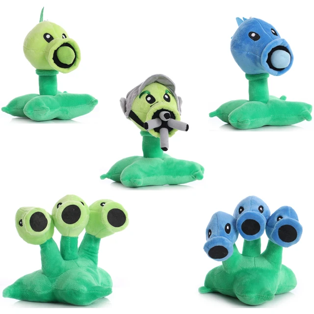 Plants Vs Zombies Plush Peashooter With Pea