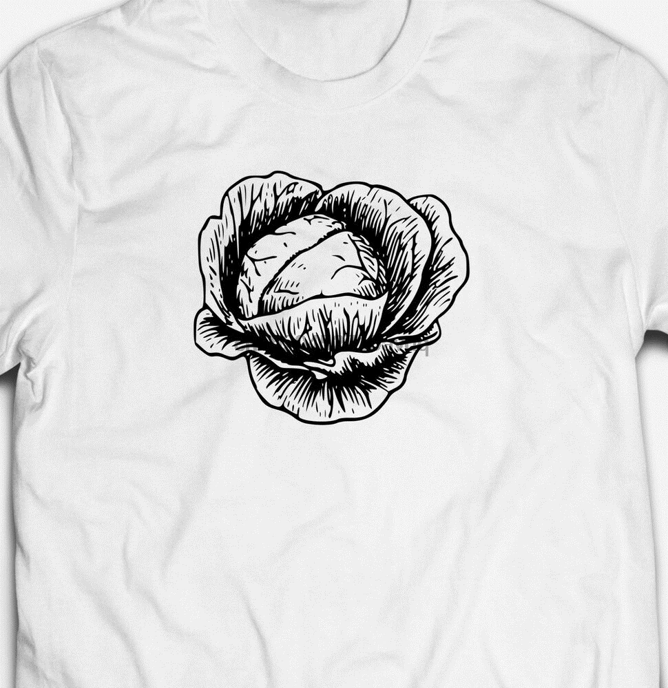 FUNNY JOKE CABBAGE VEGETABLE COMEDY JOKE 100% cotton Mens STUPID T ...