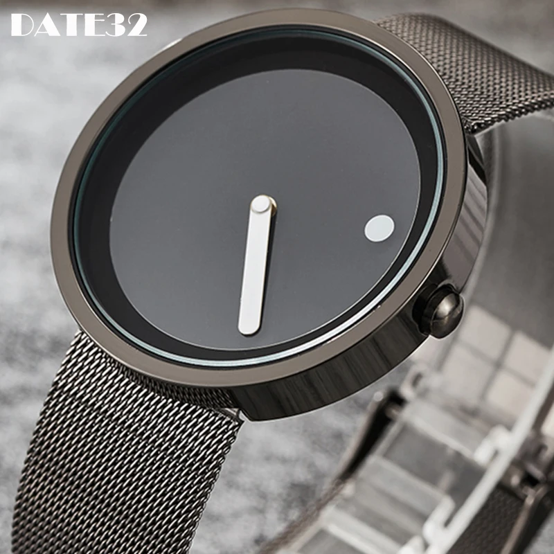 Minimalist-Unisex-Watch-for-Men-Women-Couple-Simple-Style-Concept-Dial ...