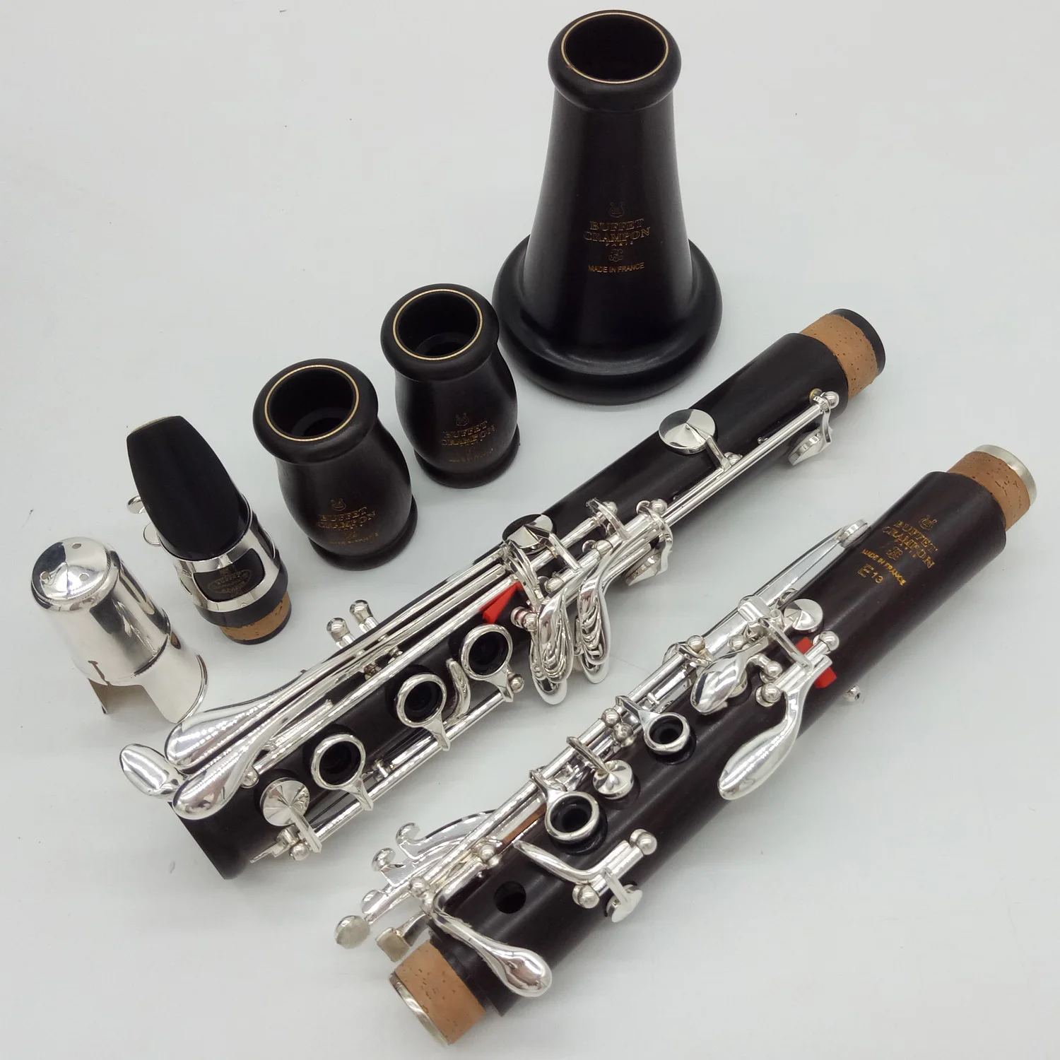 De-Xin-Professional-Bb-Clarinet-E13-Ebony-Wood-Clarinets-Nickel-Silver ...
