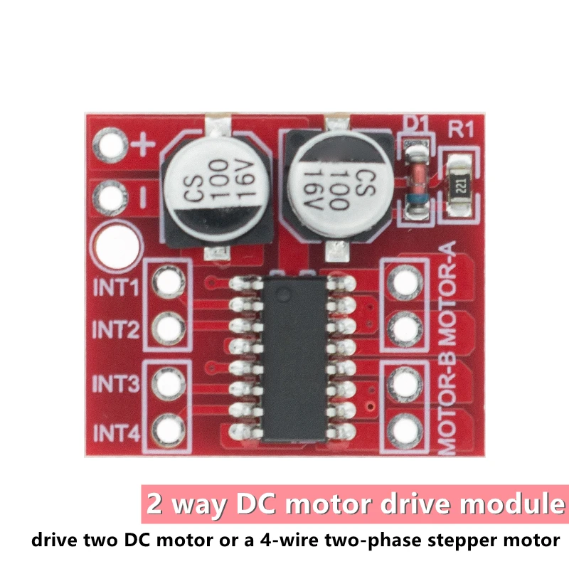 2-way DC Motor Drive Module Reversing PWM Speed Dual H Bridge Stepper ...