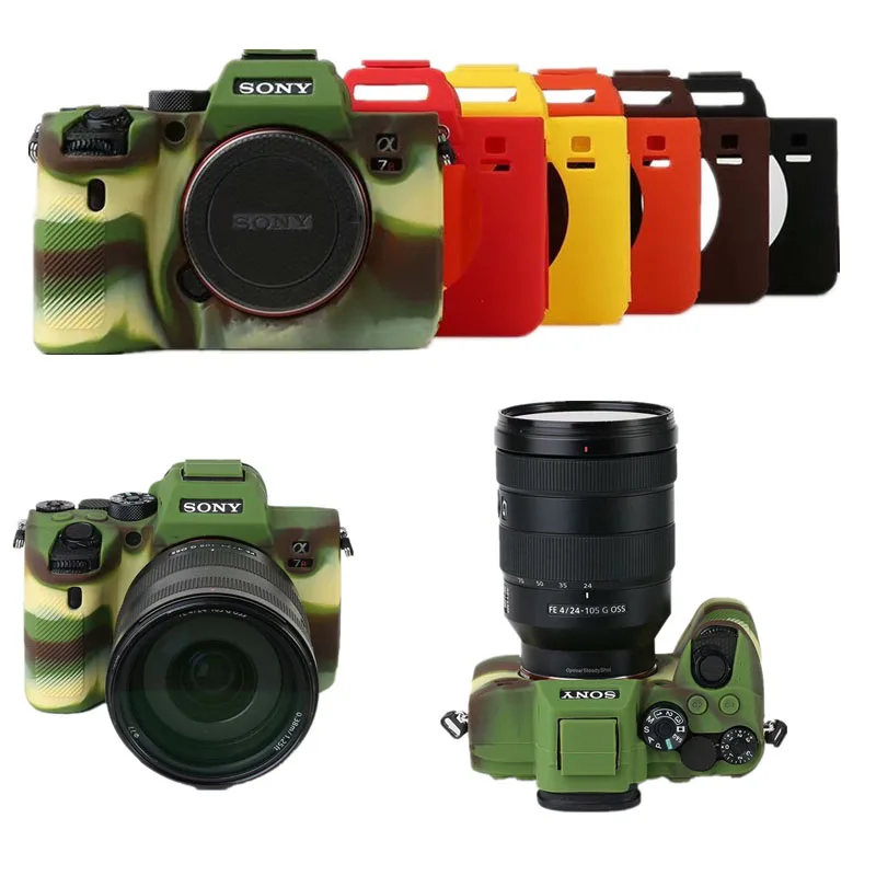 Soft Silicone Rubber Camera Case Cover For Sony A7R IV A74 A73 A7RIII ...