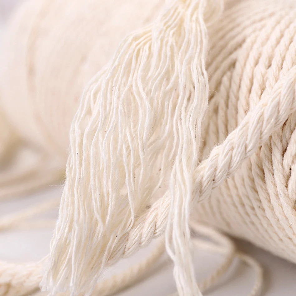 White Macrame Cord | Macrame-design.com