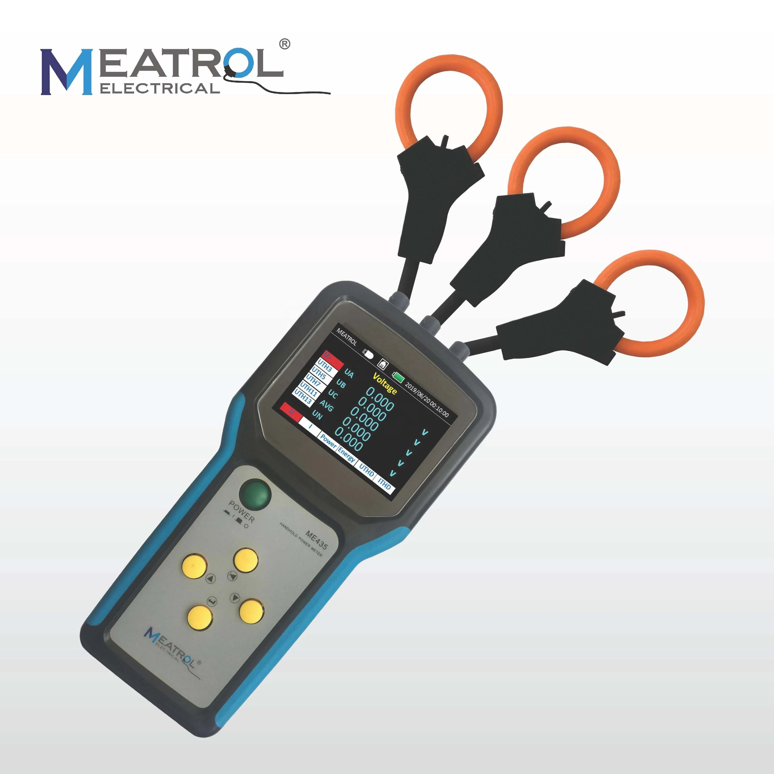 MEATROL OEM ME435 3 phase power analyzer connected electric ...
