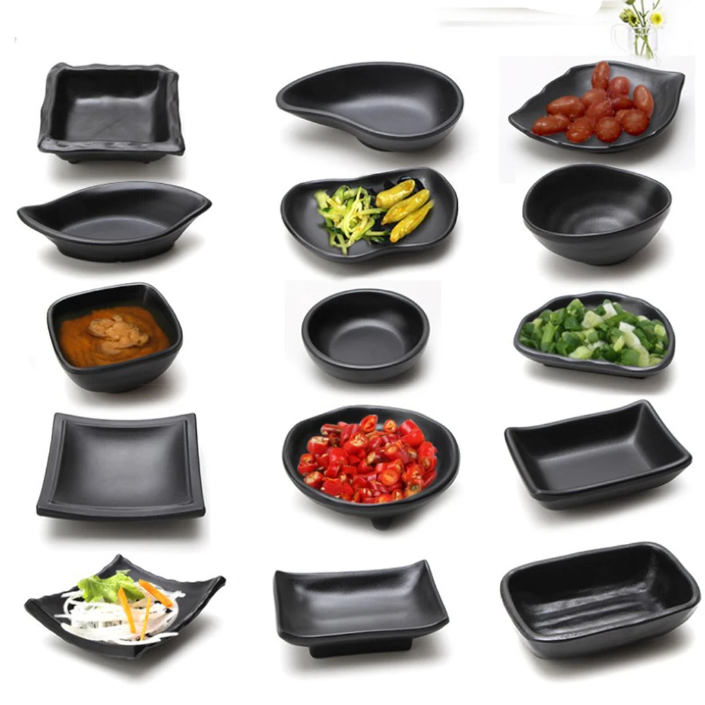 1 Piece Small Sauce Dip Bowl Snack Plate Holder Food Serving Tray Sushi ...