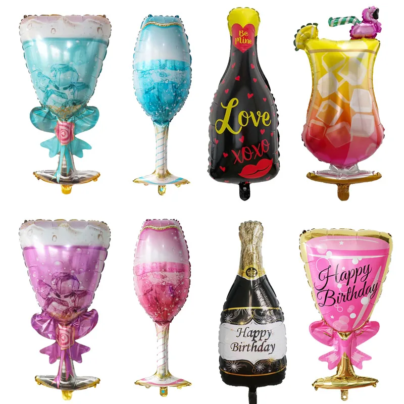 Whisky-Bottle-Champagne-Cup-Balloons-Happy-Birthday-Party-Decorations ...