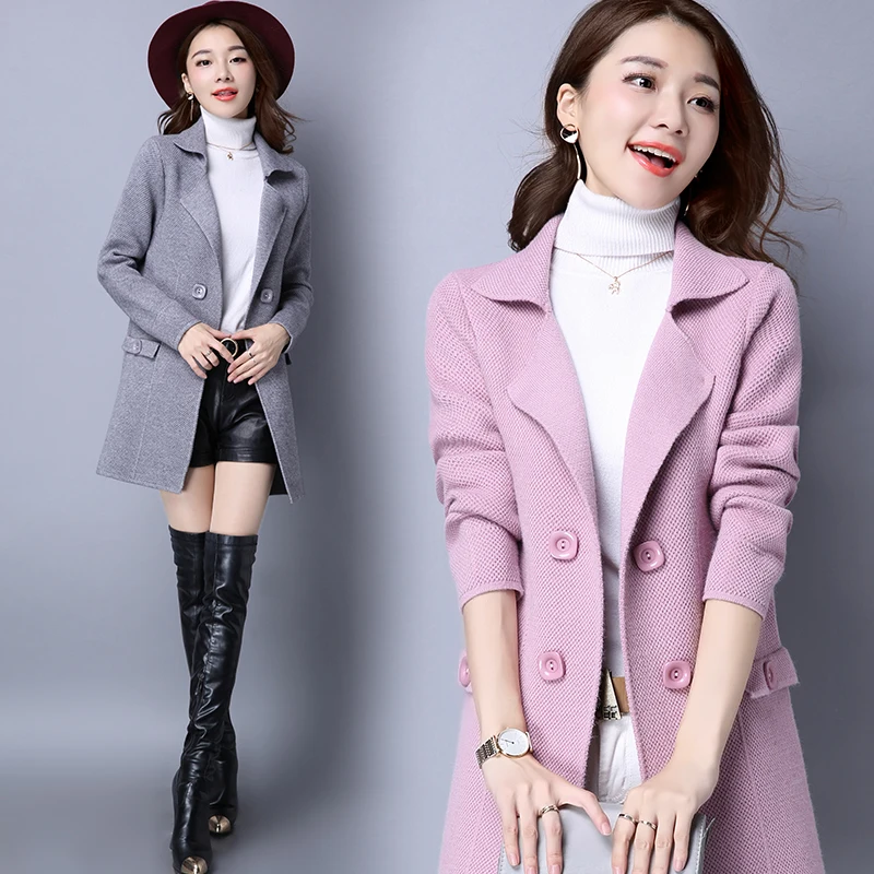 Осень, горячая распродажа, верхняя одежда, женские кардиганы ...