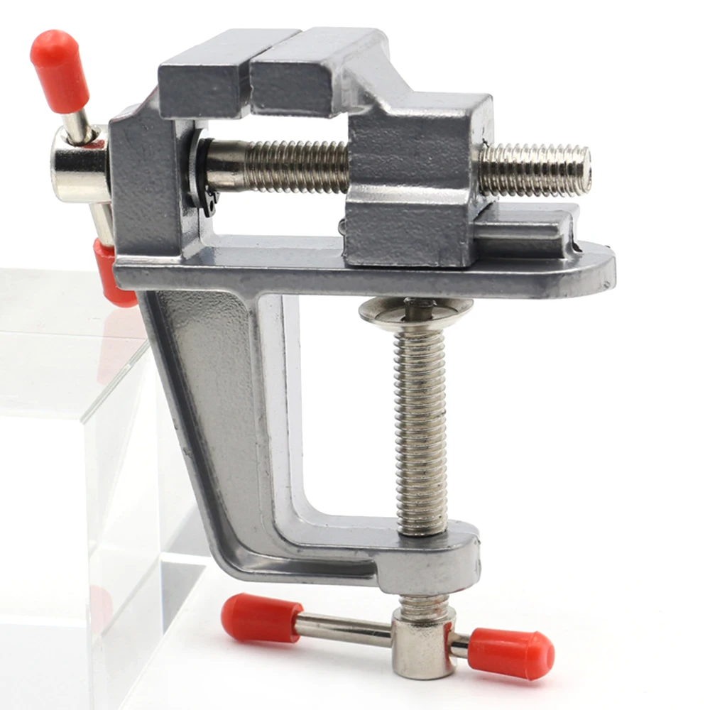 Bench Vise Aluminum Miniature Machine Vice Small Hobby Clamp On Table ...