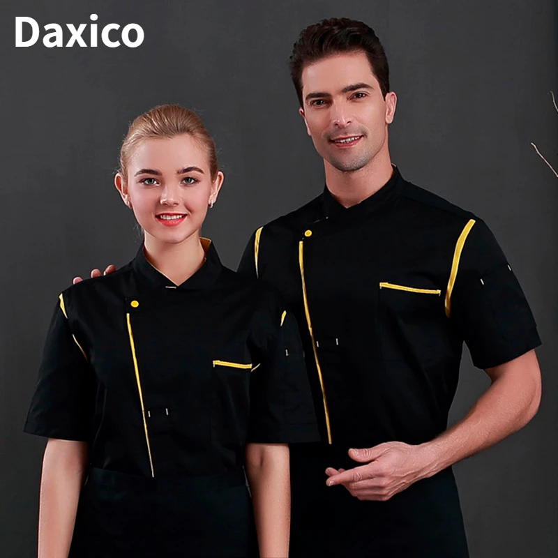 Chaqueta de Chef para hombre y mujer, ropa de trabajo para Chef ...