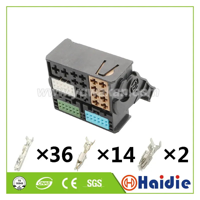 1set 52pin VW RADIO Plug auto electric wiring harness connector ...