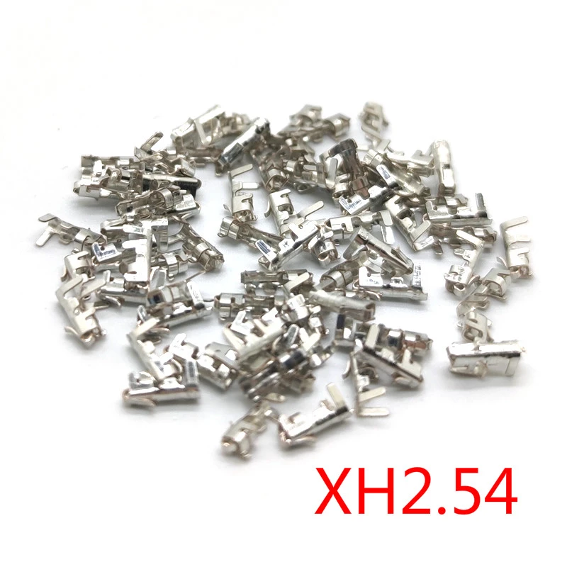 500pcs Xh 2.54mm Female Connector Reed Cold Head Metal Terminal 2.54mm ...