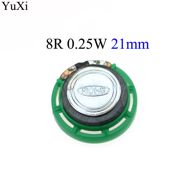 YuXi Ultra-thin Mini speaker 8 16 32 ohms 0.25 watt 0.25W 0.5W 16R 32R speaker Diameter 20/21/23 ...