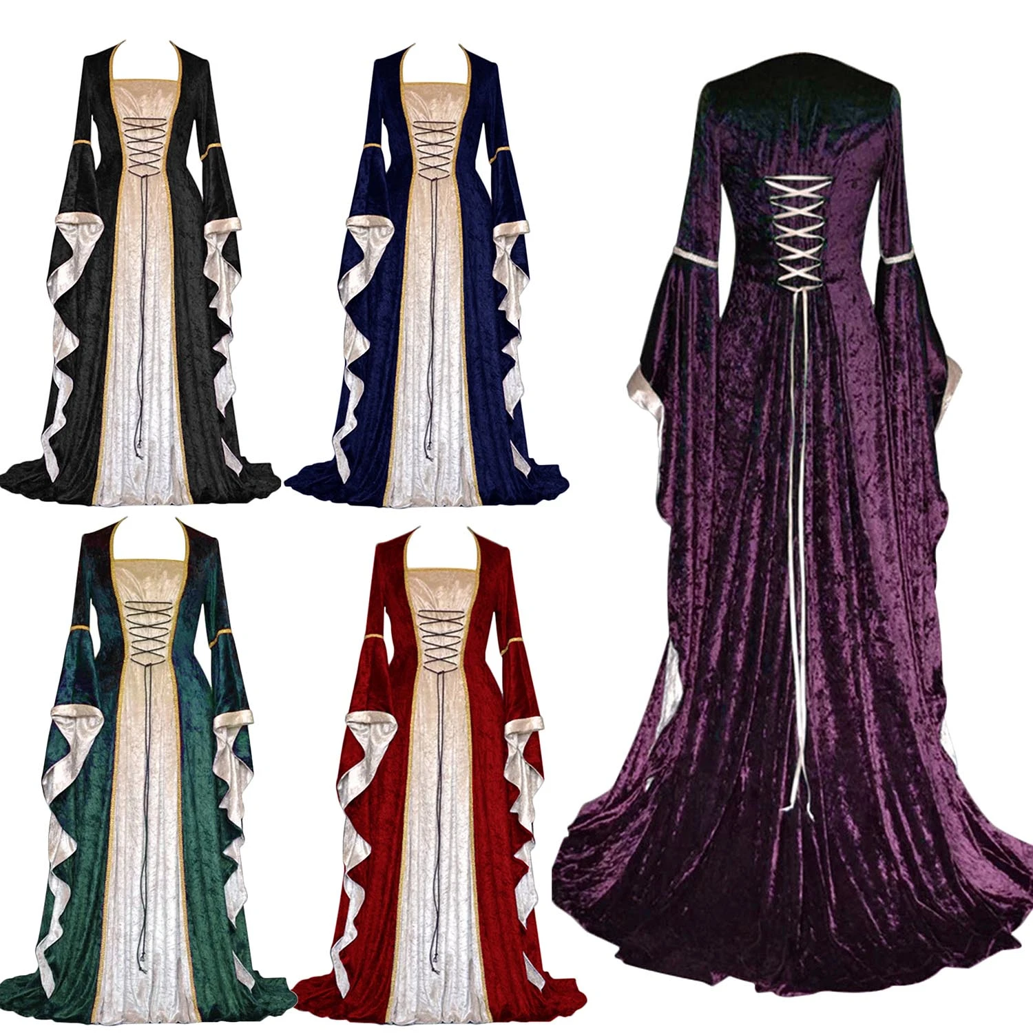 Von Lancelot Velvet Renaissance Dress - munimoro.gob.pe