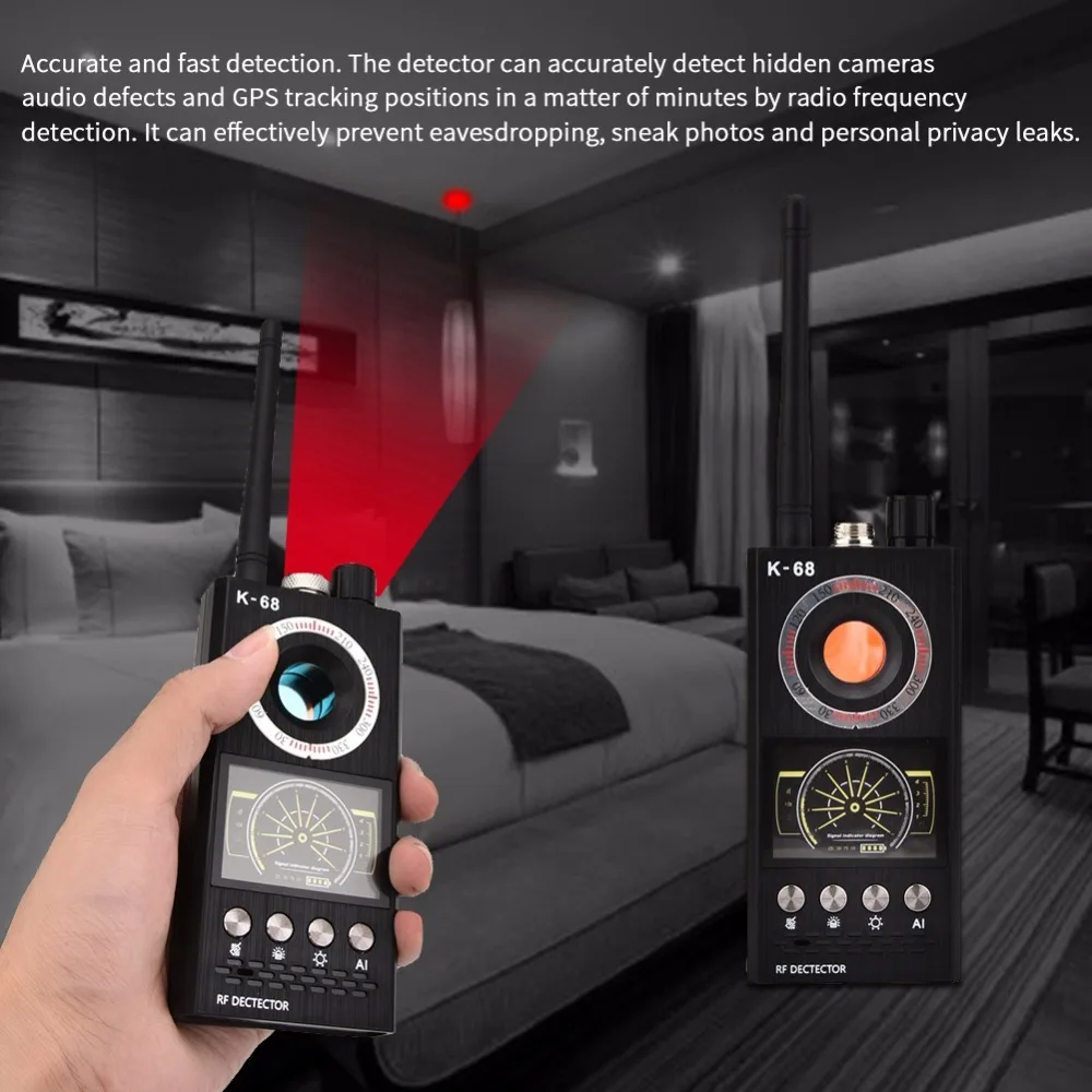 K68 Detector Safety Protection Wierless Anti-spy Anti eavesdropping ...
