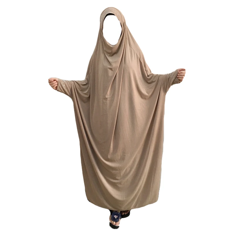 Muslim Burqa Abaya Women Hijab Prayer Dress Islamic Overhead Jilbab ...