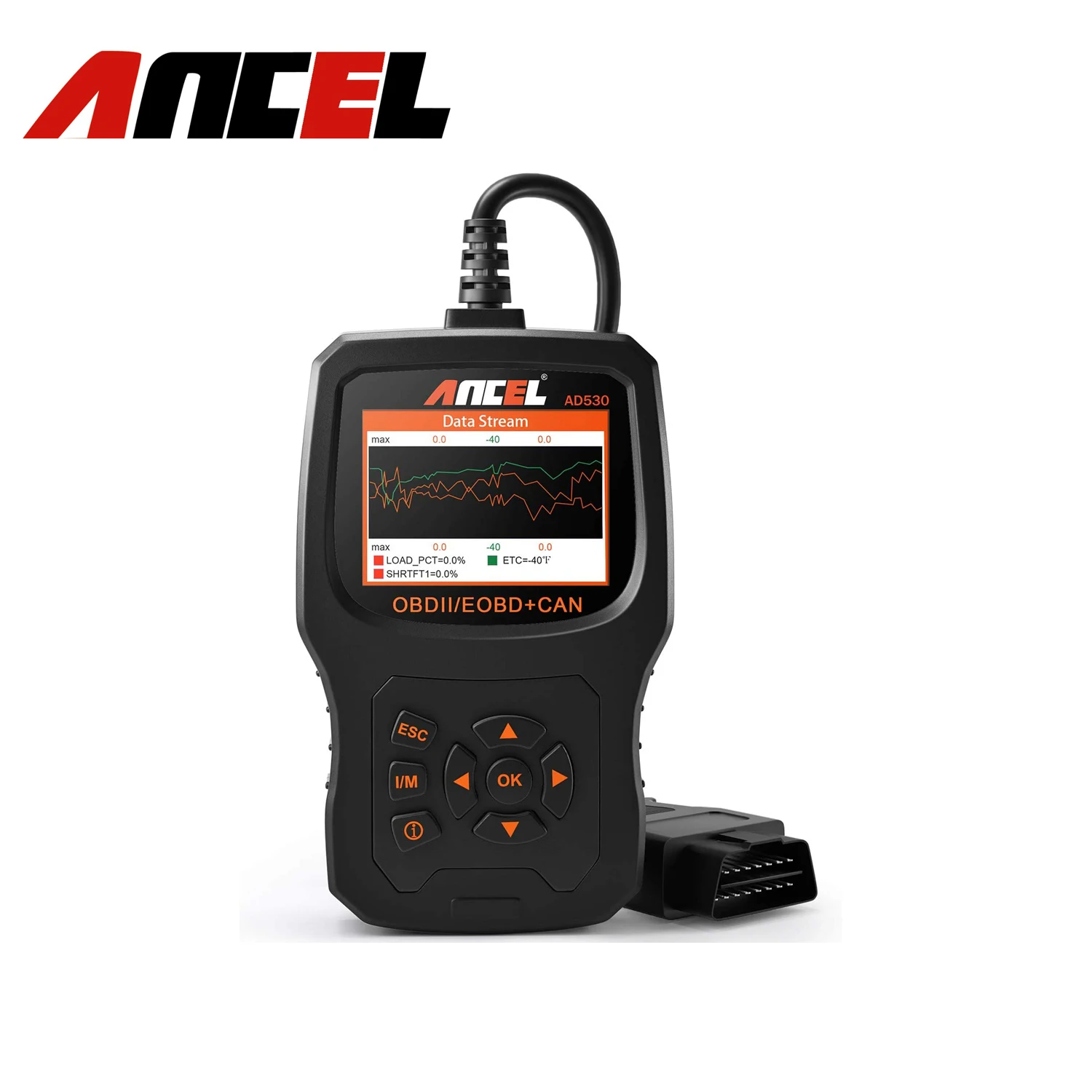 ANCEL Vehicle OBD2 Scanner Car Code Reader Diagnostic Scan Tool with ...
