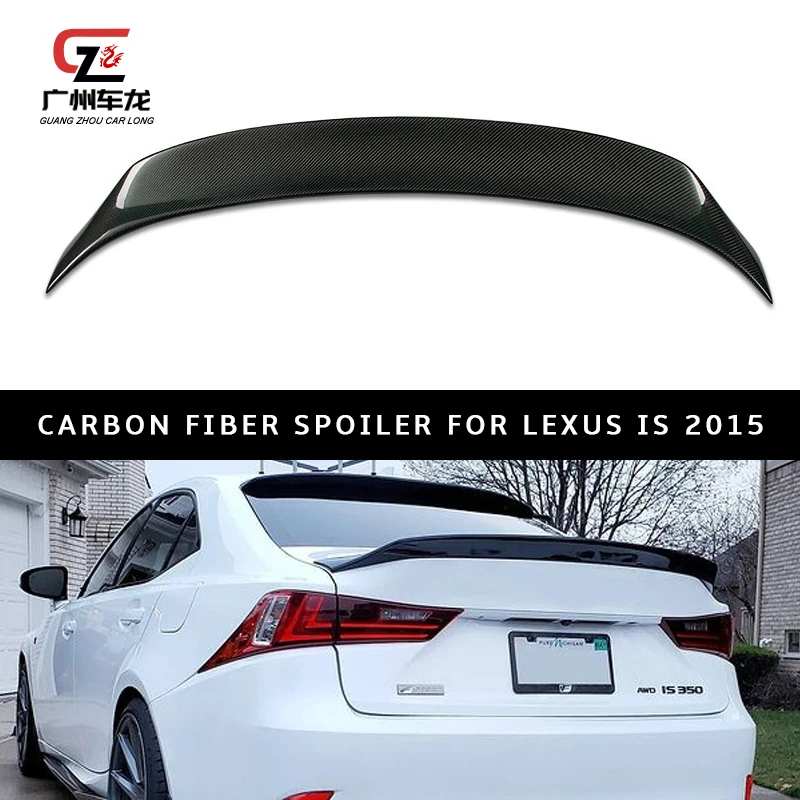 Black-Rear-High-Kick-Trunk-Spoiler-Decorate-For-LEXUS-IS-2015-Model ...