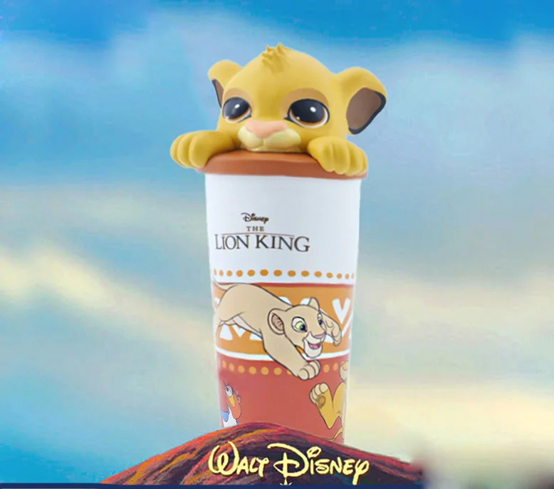 Action Disney Movie The Lion King Cup Simba Mufasa Timon Pumbaa Water ...