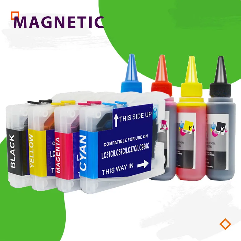 Refillable-ink-cartridges-LC10-LC37-LC51-LC57-LC960-LC970-LC1000-for ...