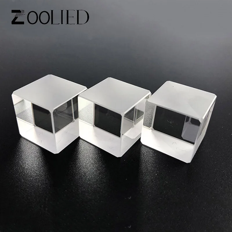 Cube Prism Beam Splitters k9 Prisma Dia10/15/20/25.4/25/30mm T:R 50:50 ...