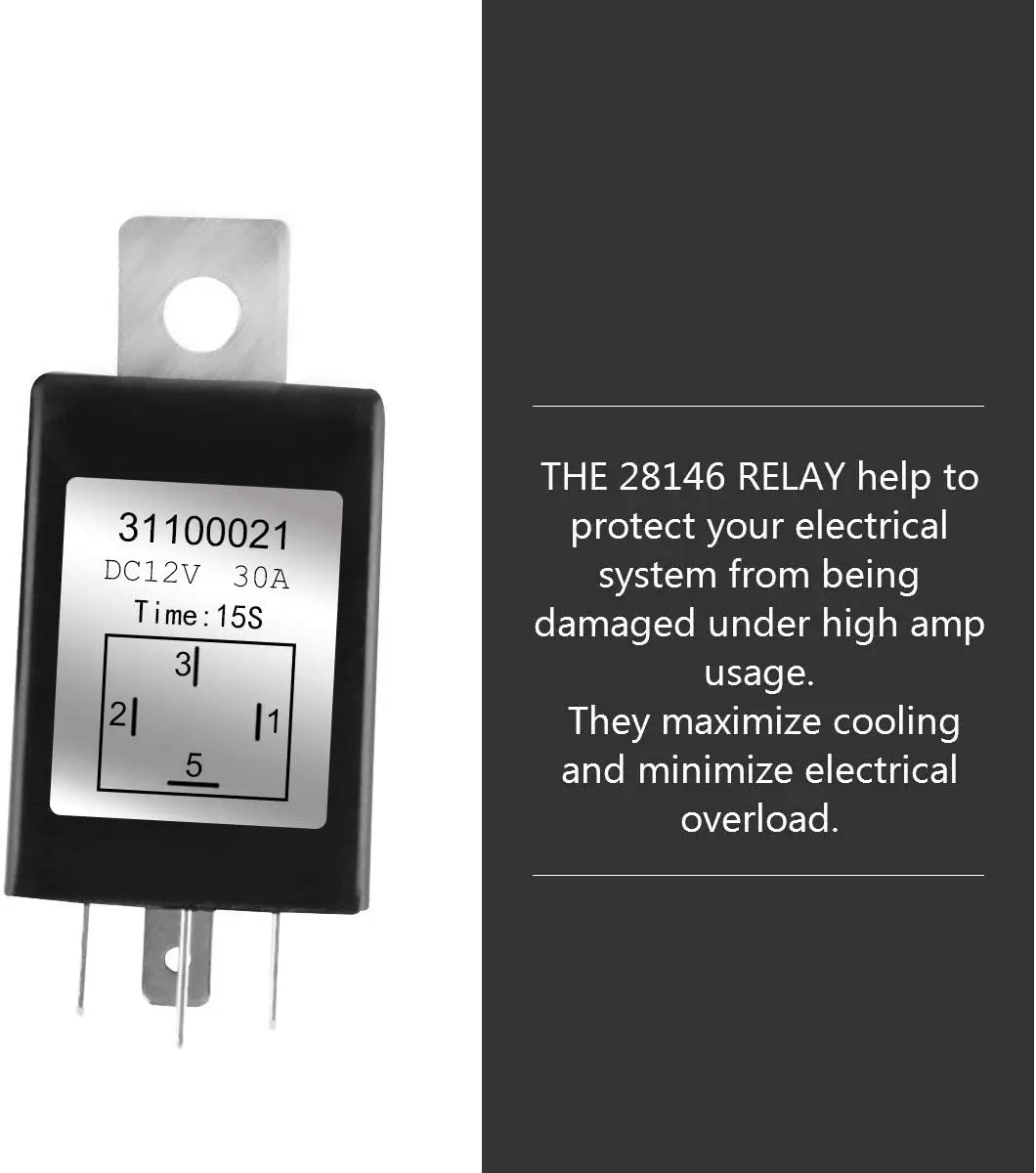 28146 Relay Replacement Electric Vacuum Pump Relays For Brake Booster ...