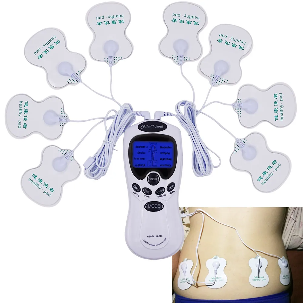 Electric Tens Massager Digital Ems Body Healthy Massage Device Meridian ...