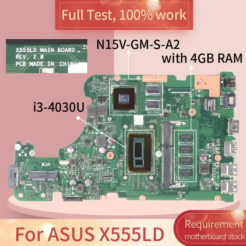 X555LD Para ASUS X555LD W519L X555L X555LJ X555LB X555LN X555LF N15V GM ...