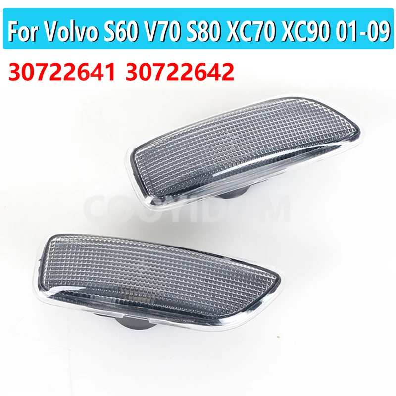For Volvo S60 V70 S80 XC70 XC90 2001-2009 Turn signal light for Front ...