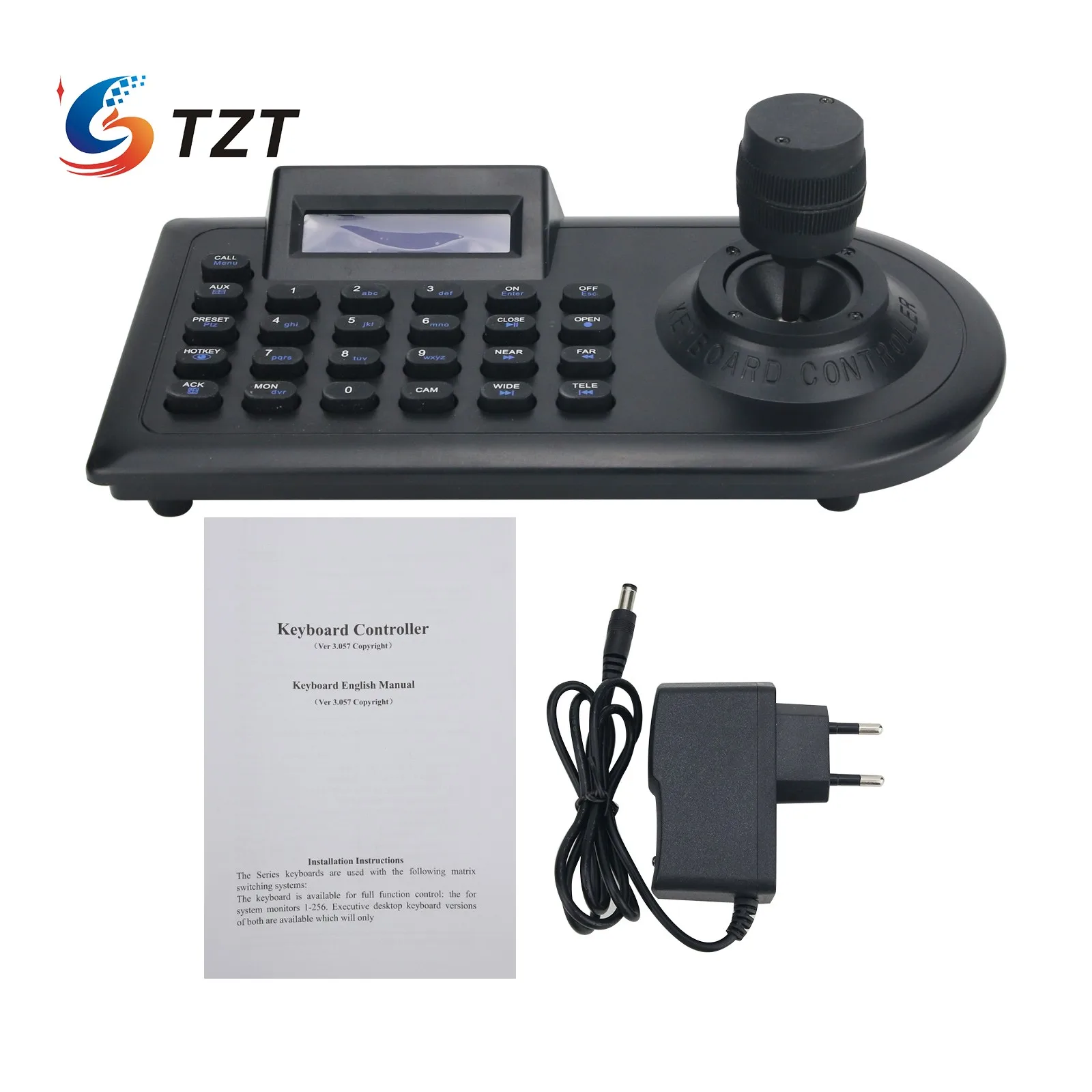 TZT-3D-3-Axis-PTZ-Joystick-PTZ-Controller-Keyboard-RS485-PELCO-D-P-W ...