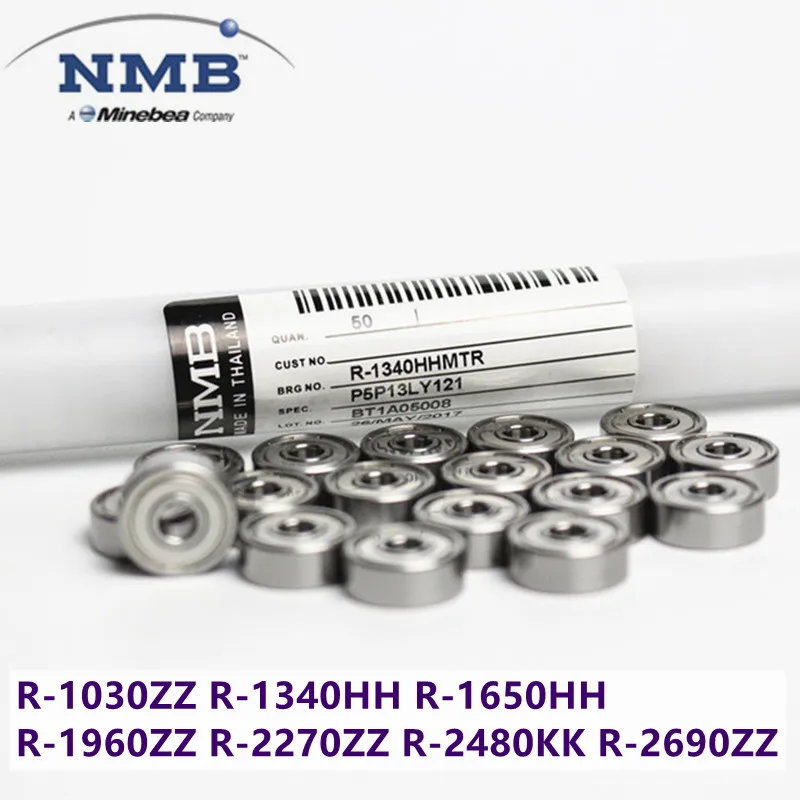 50pcs NMB 고속 베어링 R 1030ZZ R 1340HH R 1650HH R 1960ZZ R 2270ZZ R 2480KK ...