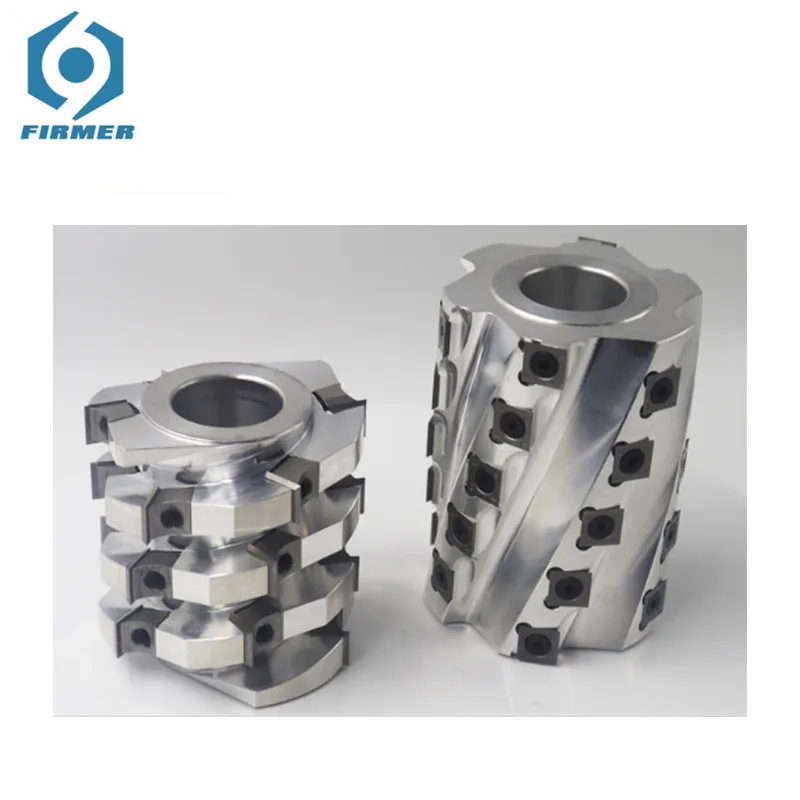 Light Cuting Wood Reversible -spiral Blade Sprial Planing Cutter Head ...