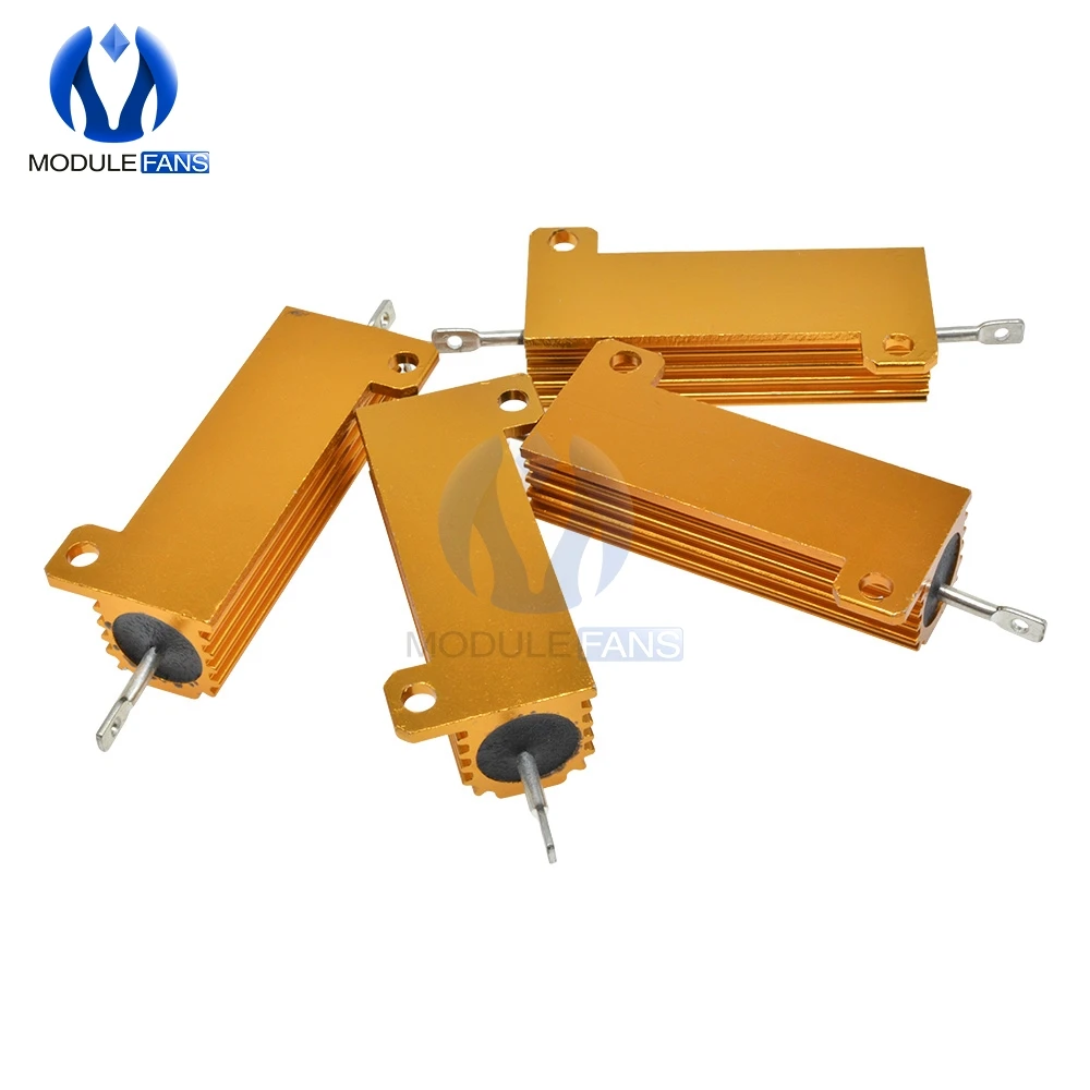 10PCS 50W Power Wirewound Resistor 1K 0.5R 1R 2R 4R 6R 8R 10R 20R 0.5/1 ...