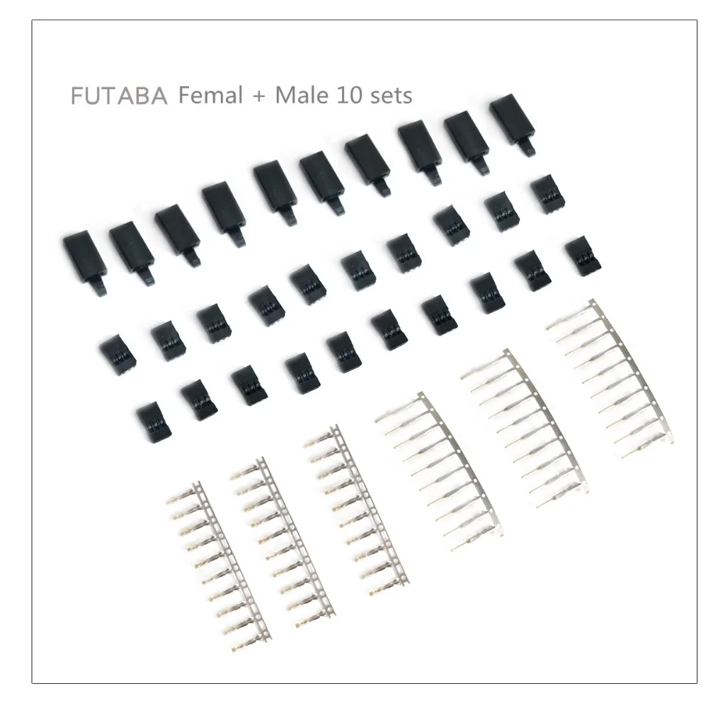 Jr Futaba Connector Rc Model | Futaba Male Servo Connector | Female ...