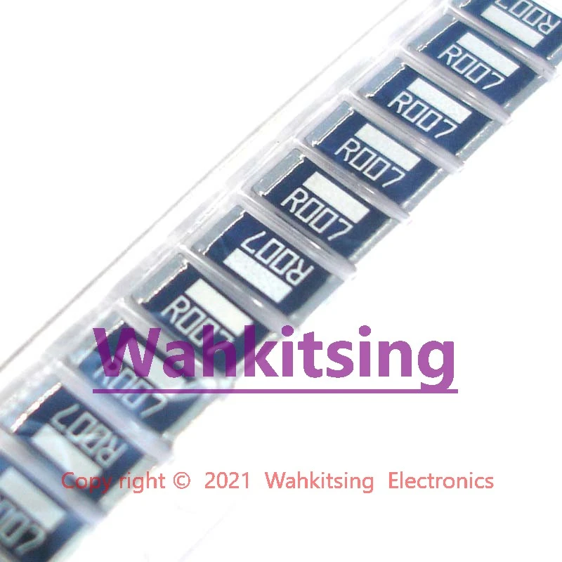 10 Pcs 0.007 Ohm 2512 1% R007 0.007r Smt Alloy Resistance Chip Resistors Surface Mount ...