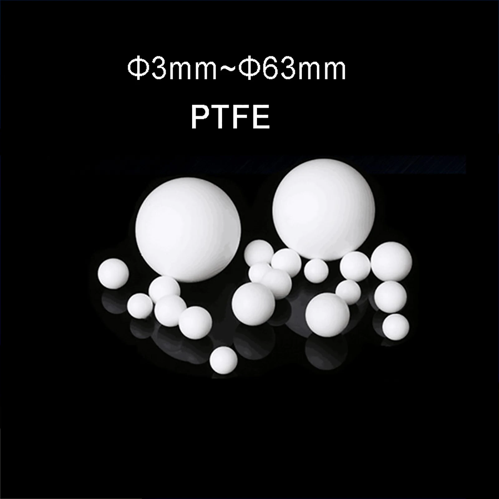 White Solid PTFE F4 Ball Bead Diaphragm Pump Ball Corrosion Resistant ...