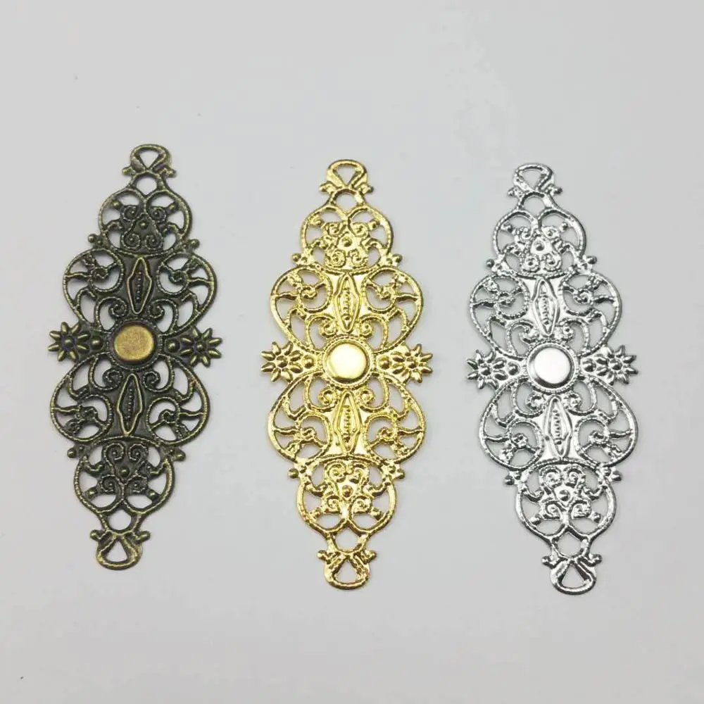 20pcs-lot-22x60mm-3Colors-Metal-Filigree-Flowers-Slice-Charms-Settings ...