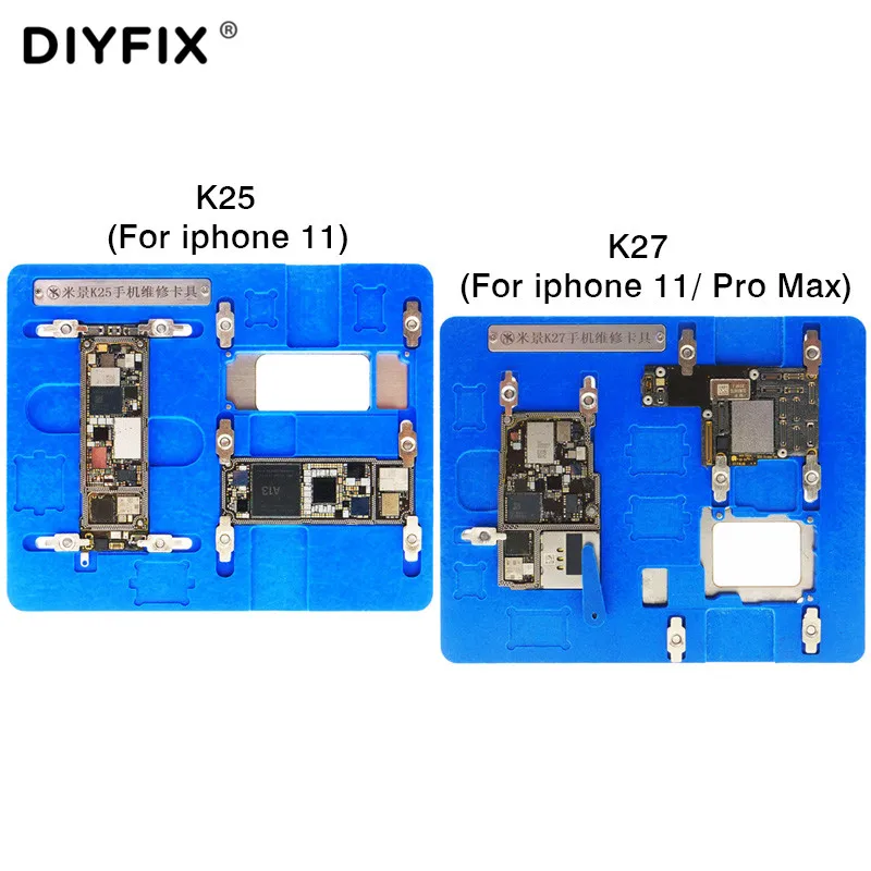 IPhone 11/11 pro/11pro Max 마더 보드 납땜 고정 장치 PCB 홀더 용접 iPhone 11 시리즈 수리 도구 ...