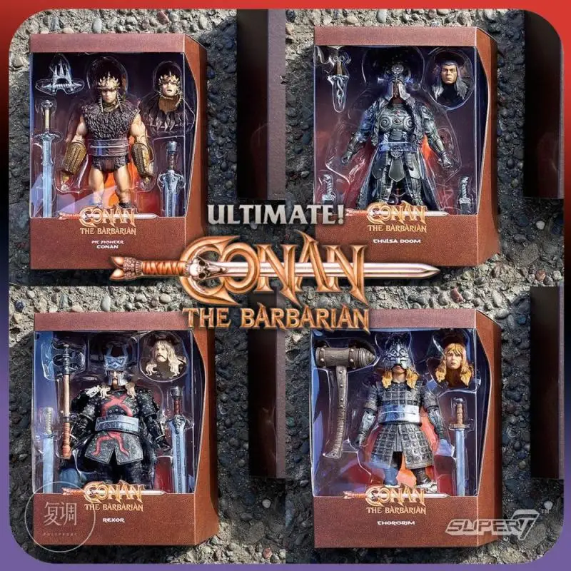 Super7 Conan The Barbarian Conan Rexor Thorgrim Thulsa Doom Movies And ...