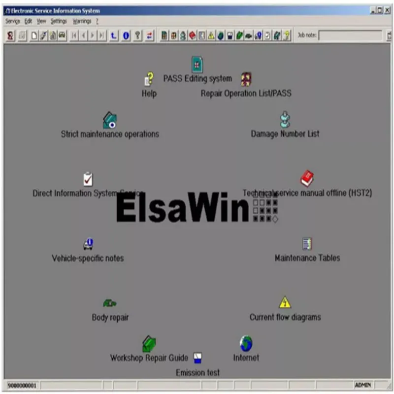 Newest-ELSAWIN-6-0-Cars-Trucks-Diagnostic-Tool-ELSA-WIN-V6-0-Auto ...