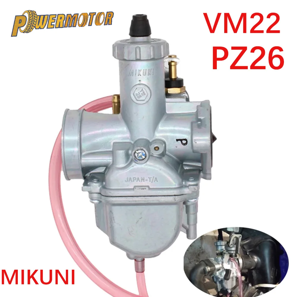 Motorcycle Carburetor Mikuni VM22 26mm for Honda Yamaha XR50 CRF70 ...