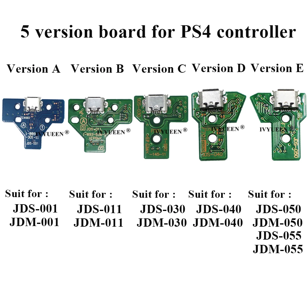 JDS 001 Charge Board - IVYQUEEN for Dualshock 4 PS4 Controller Charging ...