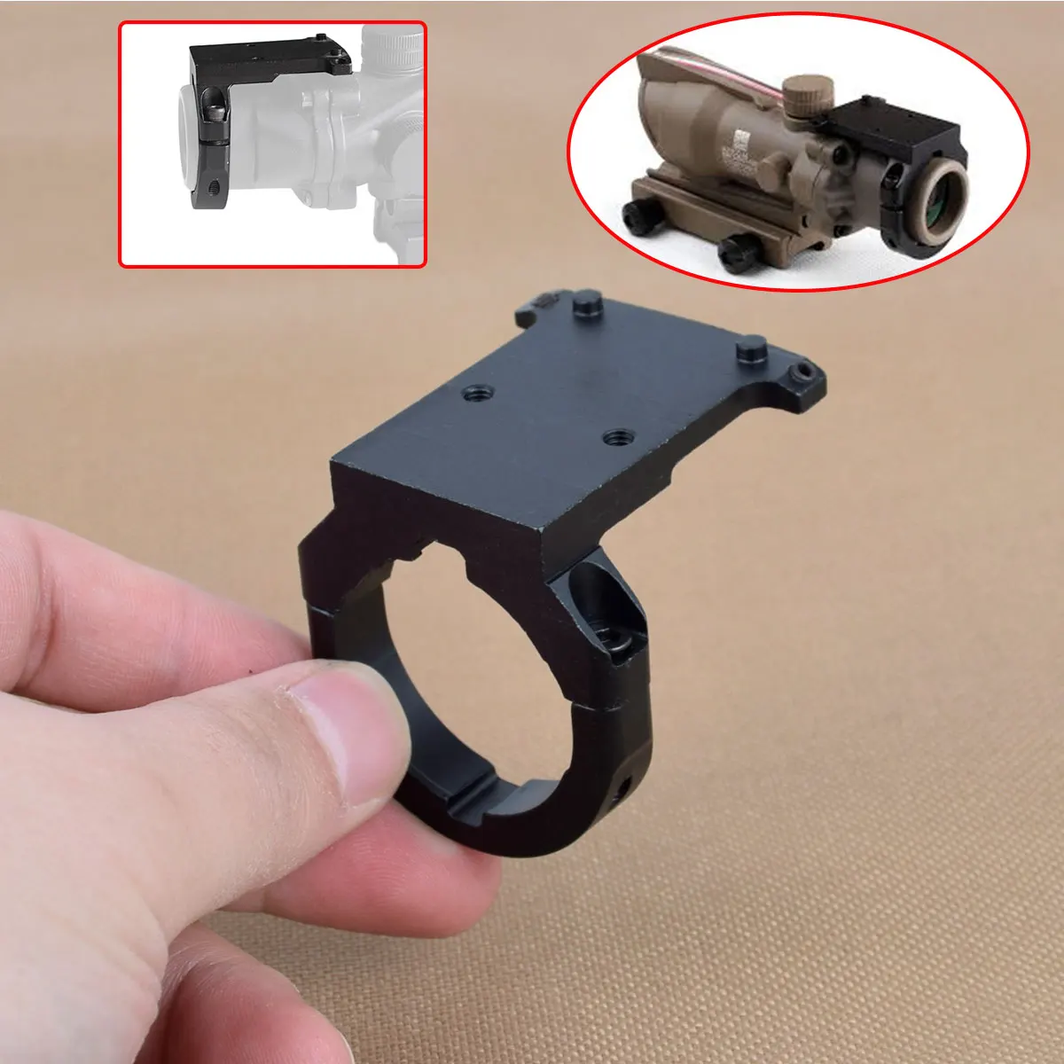 Tactical ruggedized miniatura rmr red dot reflex vista montagem para ...