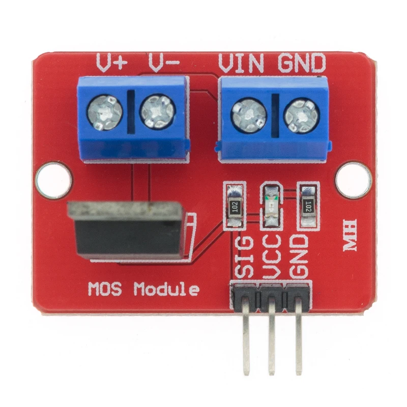 0 24V Top Mosfet Button IRF520 MOS Driver Module For Arduino MCU ARM ...