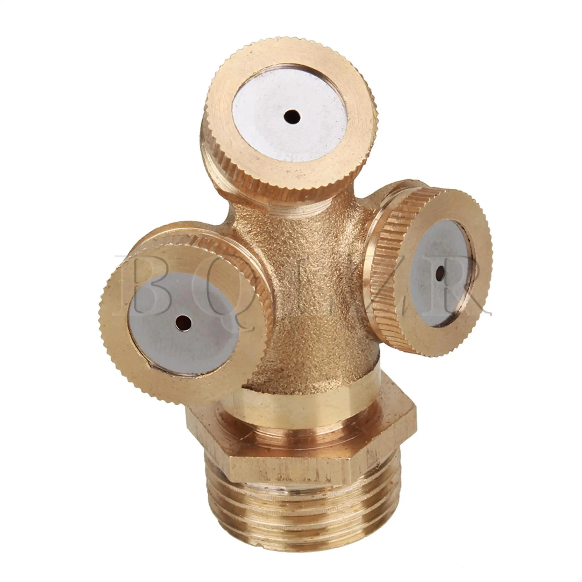 BQLZR Three Ways Sprayer Brass Mist Fogging Nozzle Parts 1/2" For ...