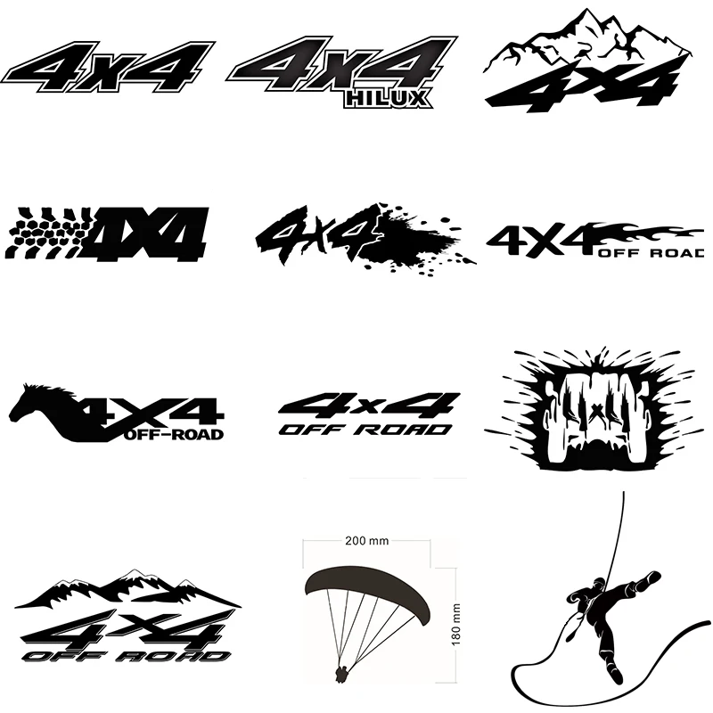 4x4 Sticker - emsekflol.com