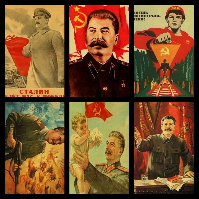 Stalin Propaganda Poster